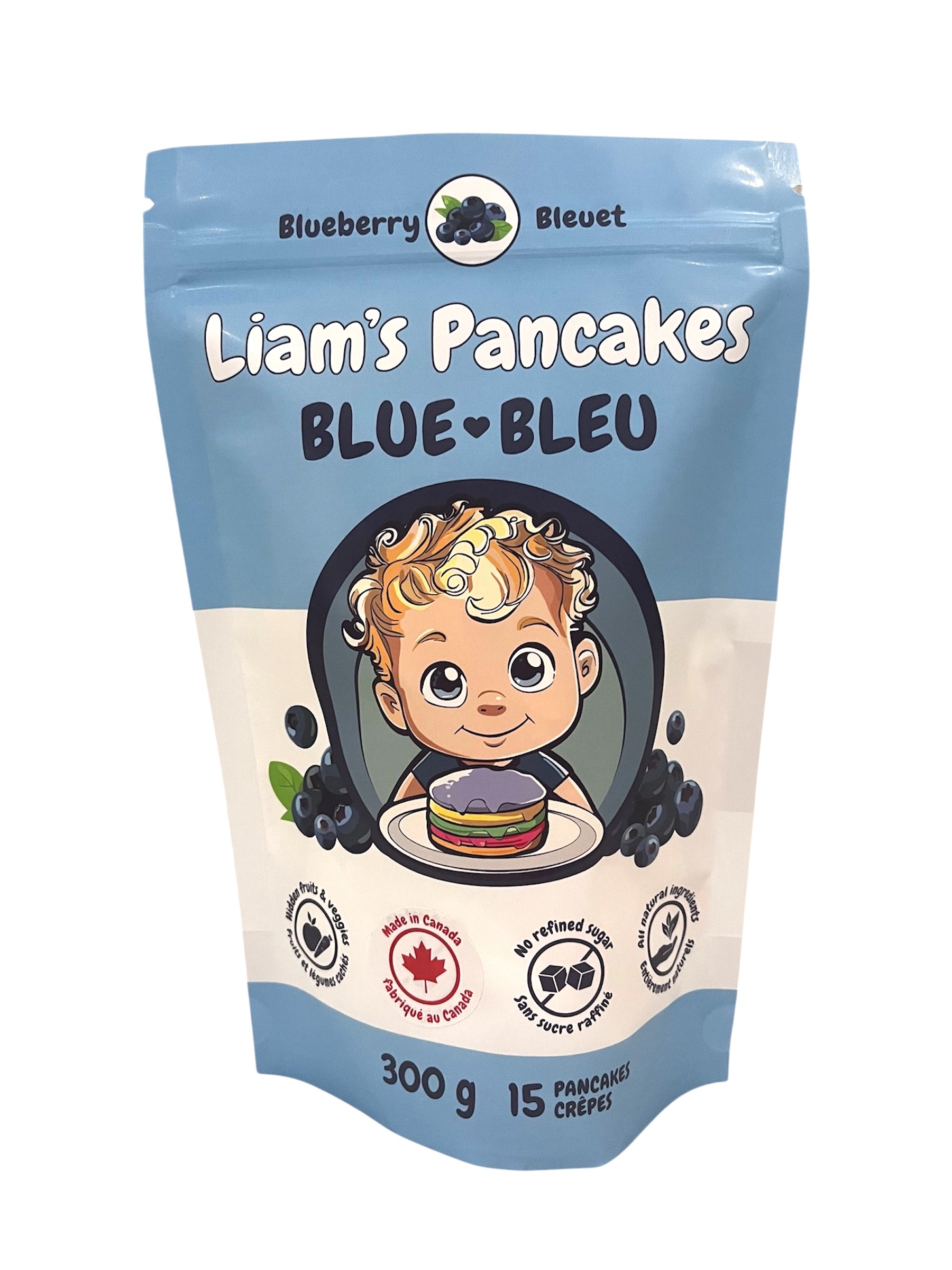 Blue Pancakes - Liam's Pancakes