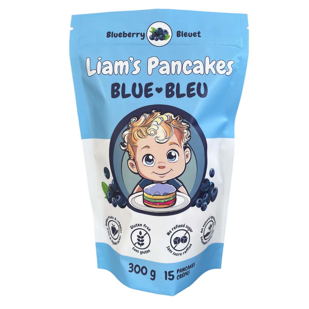 Blue Pancakes - Liam's Pancakes